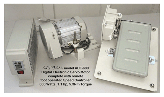 Artisan ACF-680 Servo Motor 880 Watts